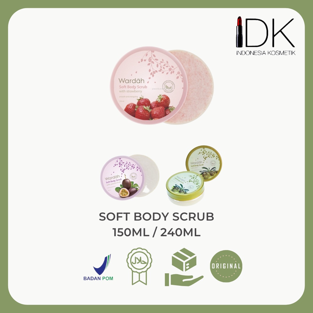 Jual Wardah Soft Body Scrub 150Ml/240Ml | Shopee Indonesia