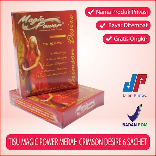 Jual Tissue / Tisu Magic Power Merah Crimson Desire 1 Pack 6 Pcs ...