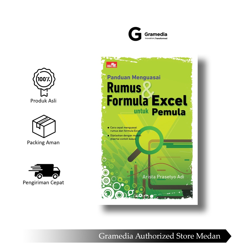 Jual Gramedia Medan - Panduan Menguasai Rumus & Formula Excel untuk Pemula | Shopee Indonesia