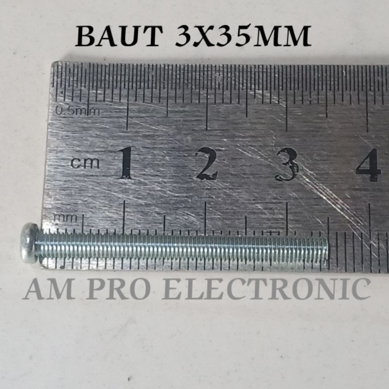Jual Mur Baut M3 3x35mm | Shopee Indonesia