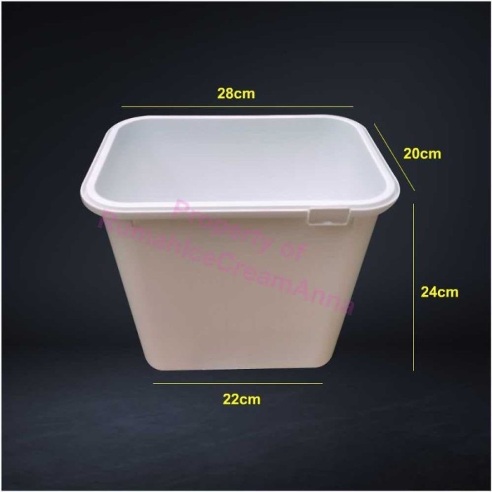 Jual Ember Bekas Es Krim 8 Liter Box Bekas Ice Cream 8kg / Ember Box ...