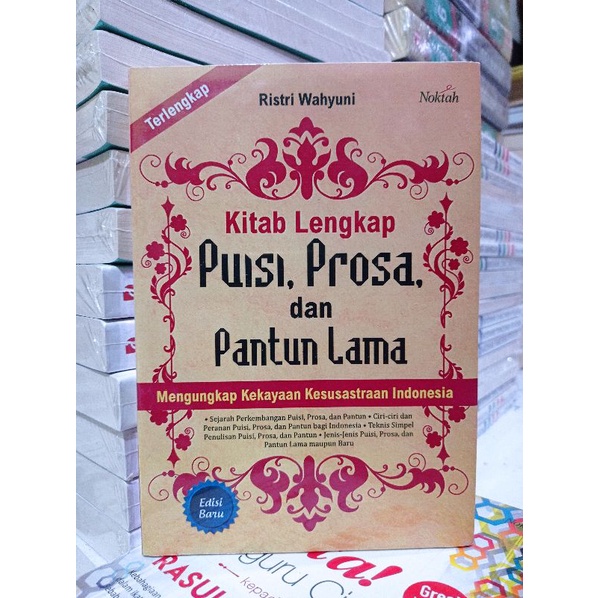 Jual Buku Kitab Lengkap Puisi, Prosa, Dan Pantun Lama : Mengungkap ...