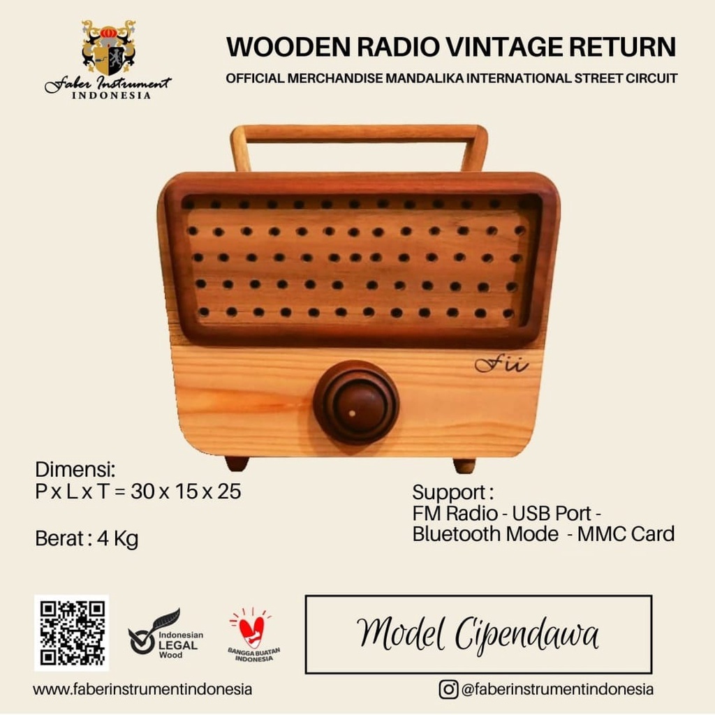Jual Radio kayu model Cipendawa | Shopee Indonesia