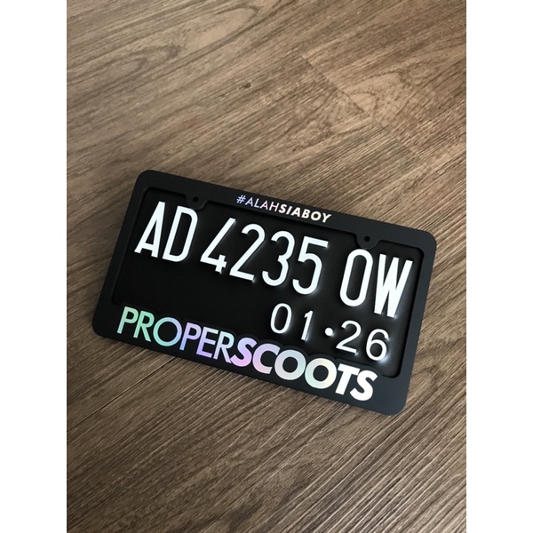 Jual License Plat Frame / frame + plat nomor motor | Shopee Indonesia