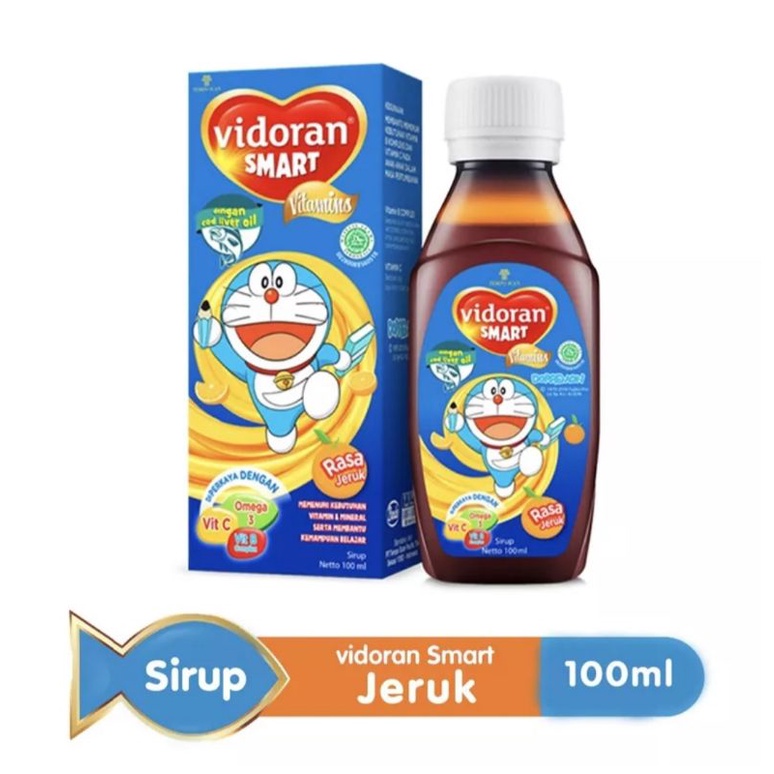 Jual Vidoran Smart Multivitamin Sirup Rasa Jeruk (100 ml) | Shopee ...