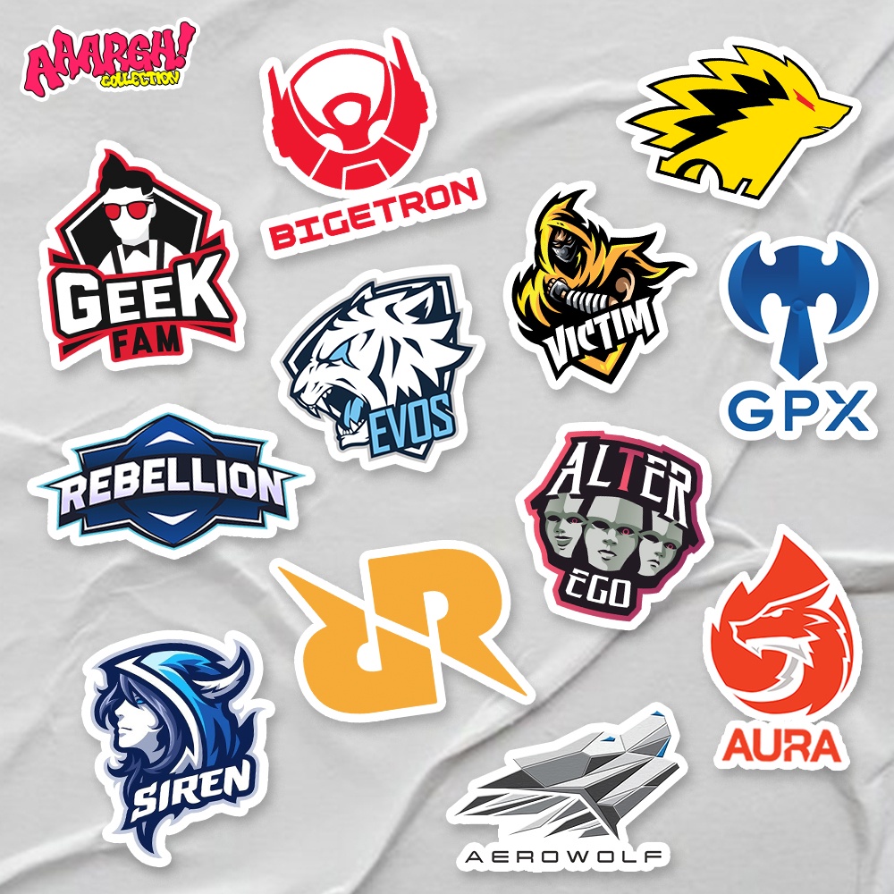 Jual Stiker Logo Tim E-Sports Mobile Legends Indonesia Indonesia|Shopee ...