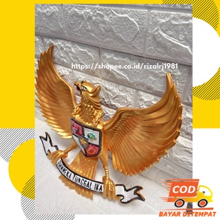 Jual Pajangan Dinding Garuda Pancasila 3 Dimensi Fiber Lambang Negara ...