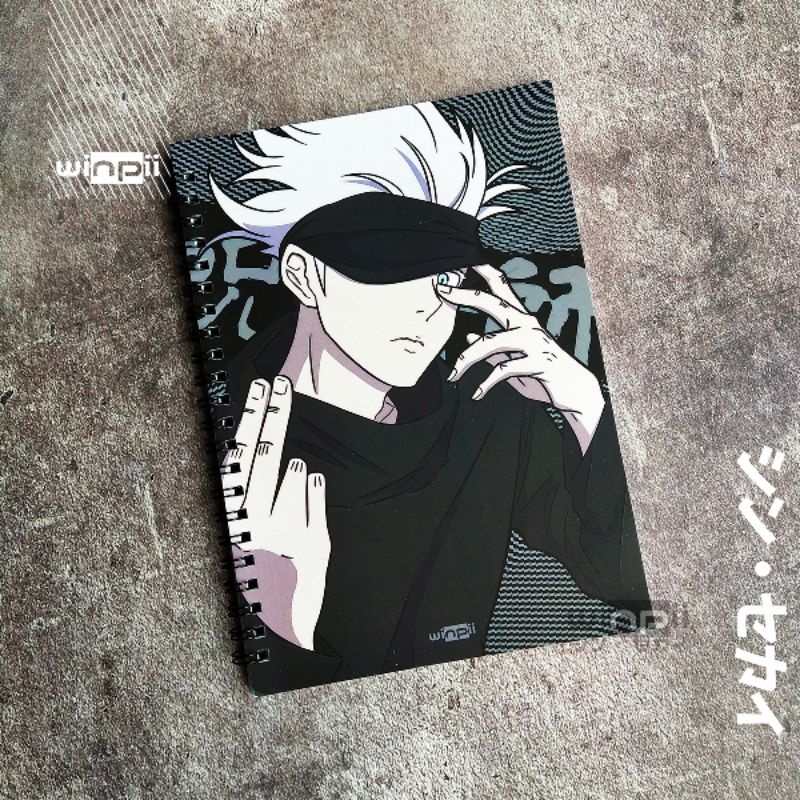Jual Notebook / Buku Catatan Polos Satoru Gojo Anime Jujutsu Kaisen ...