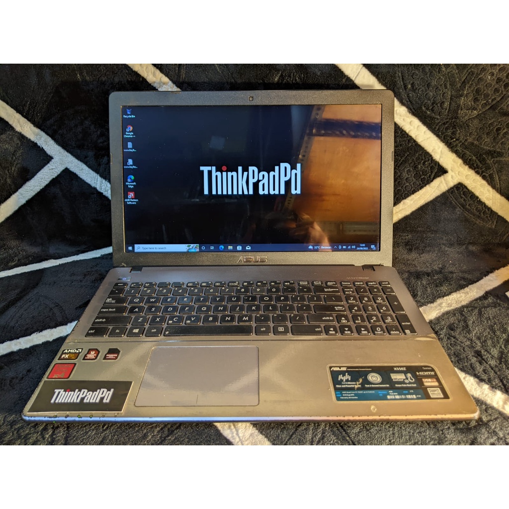 Jual Laptop Gaming Asus X550Z AMD A8 Dual Radeon Crossfire Mulus ...