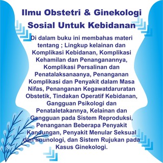 Jual Buku Ilmu Obstetri Ginekologi Sosial untuk Kebidanan - Th Endang Purwoastuti, Elisabeth ...