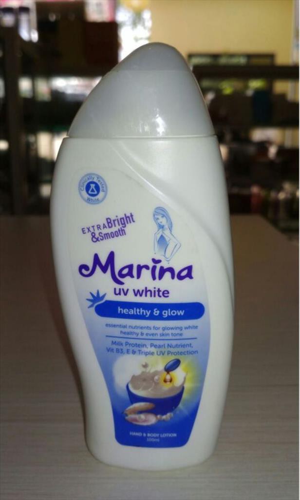 Jual Marina UV White Healthy & Glow Body Lotion 92 ml | Shopee Indonesia
