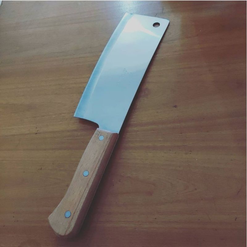 Jual golok daging korea / golok ikan korea / pencacah daging korea ...