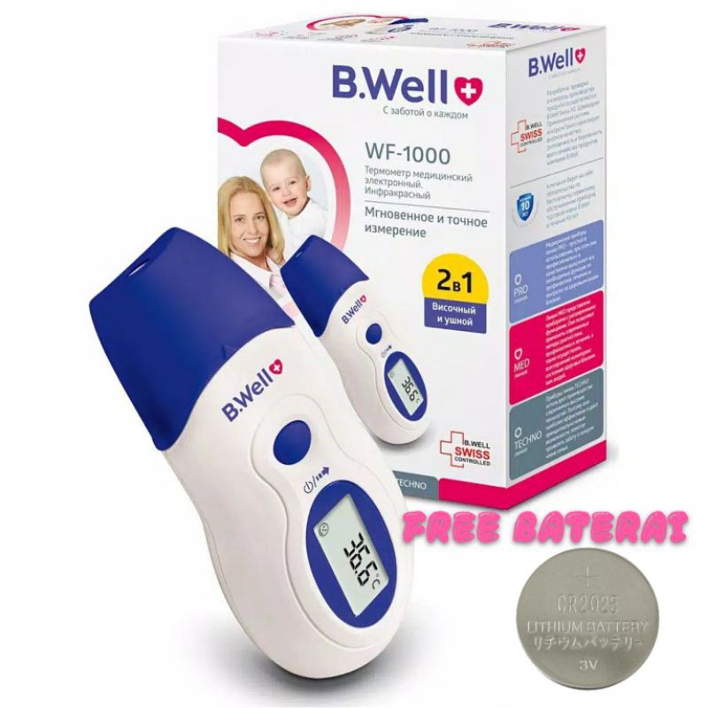 Termometer Infrared Non Contact Digital Suhu Badan Monitor Thermometer ...