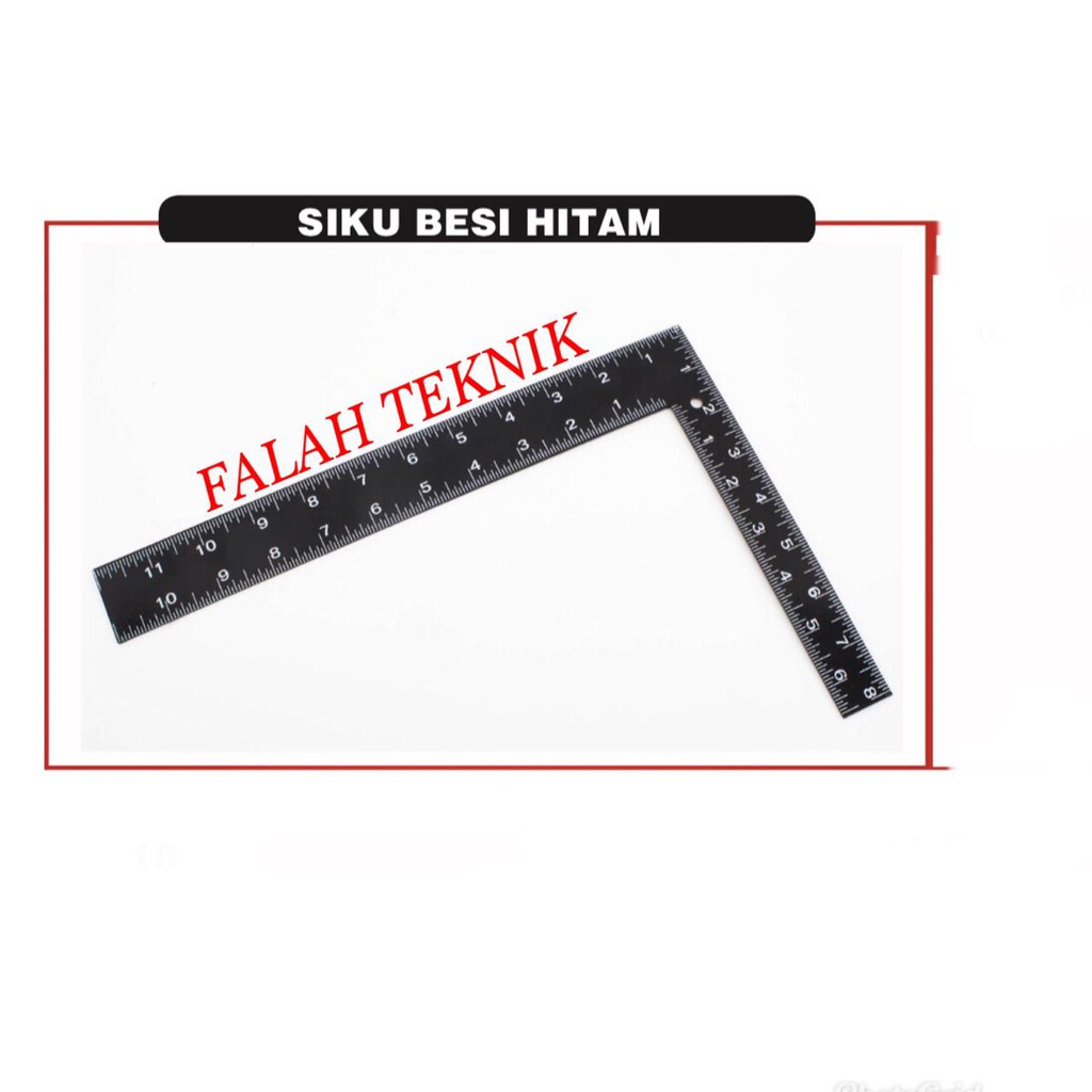 Siku Tukang Hitam 400x600MM Penggaris Tukang 60CM 24INCH | Shopee Indonesia