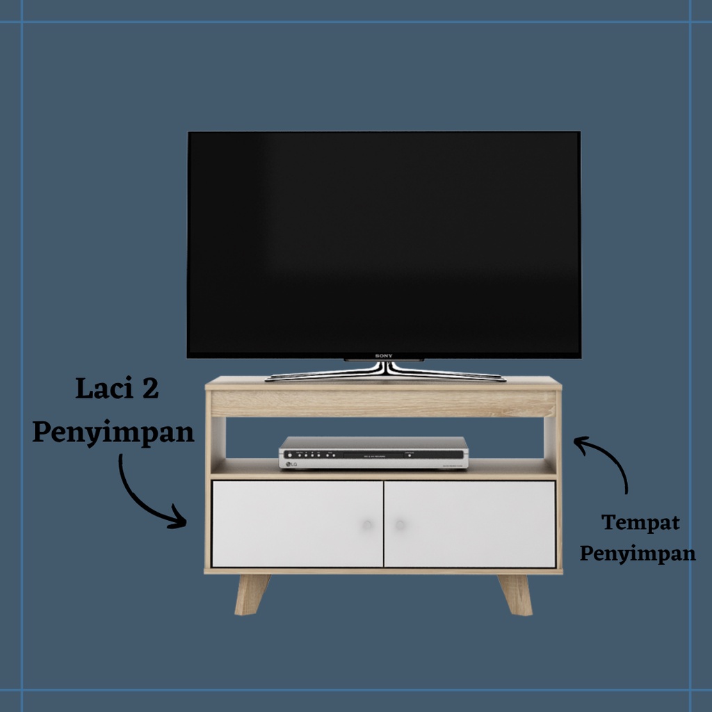 Jual Meja Televisi Minimalis Ukuran.79,4x39,6x51,4cm | Shopee Indonesia