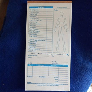 Jual Nota Jahit (2 buku) | Shopee Indonesia