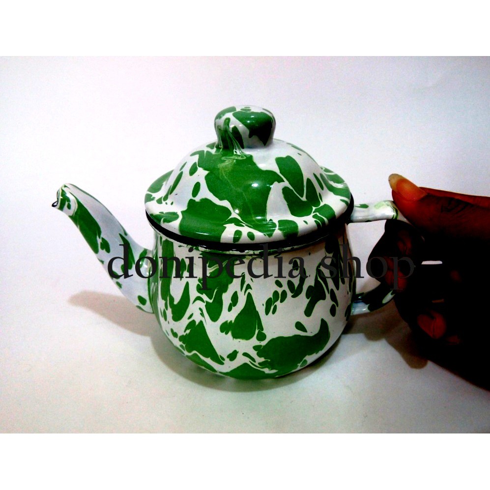 Jual Teko Jadul Blirik Lurik 12cm ~ Ceret Cerek Enamel Unik Klasik ...