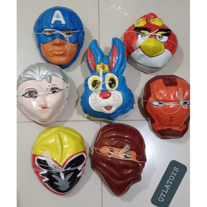 Jual topeng mika karakter/hero isi 10 pcs | Shopee Indonesia