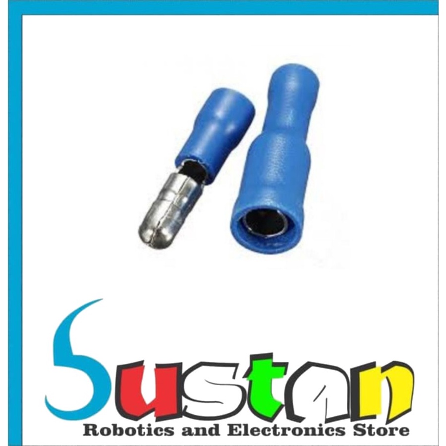 Jual BLUE BULLET WIRE CONNECTOR TERMINAL PLUG CUCUK KABEL QUICK CABLE ...