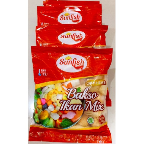 Jual BASO IKAN MIX/BAKSO IKAN SUNFISH/BAKSO MIX/SUNFISH 500G | Shopee ...