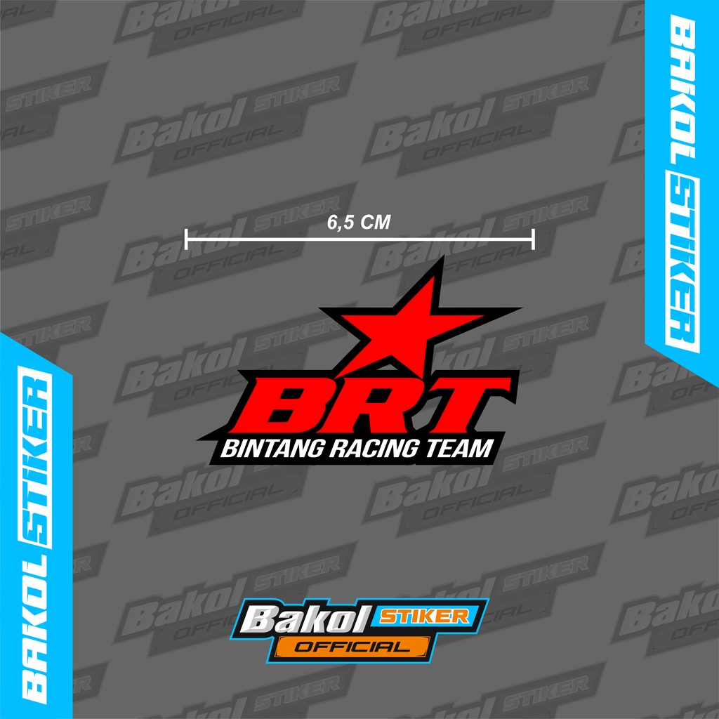 Jual STIKER CUTTING BRT (BINTANG RACING TEAM) | Shopee Indonesia