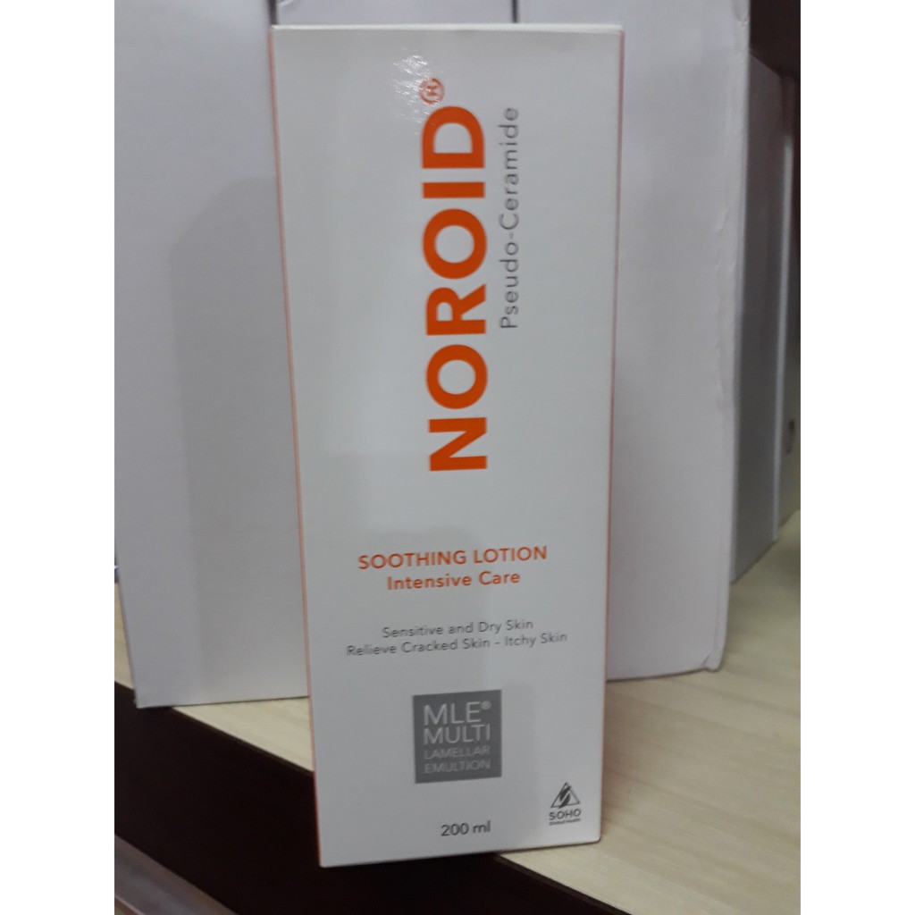 Jual Noroid Pseudo-Ceramide SOOTHING CREAM 200 ml & 80 ml | Shopee ...
