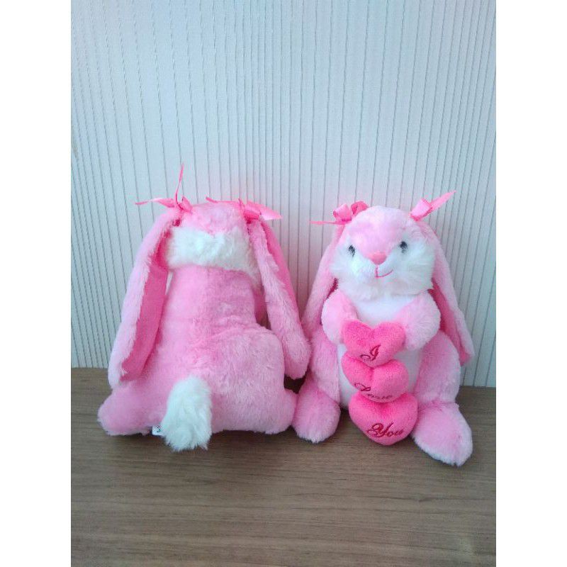 Jual Boneka kelinci love telinga panjang halus | Shopee Indonesia