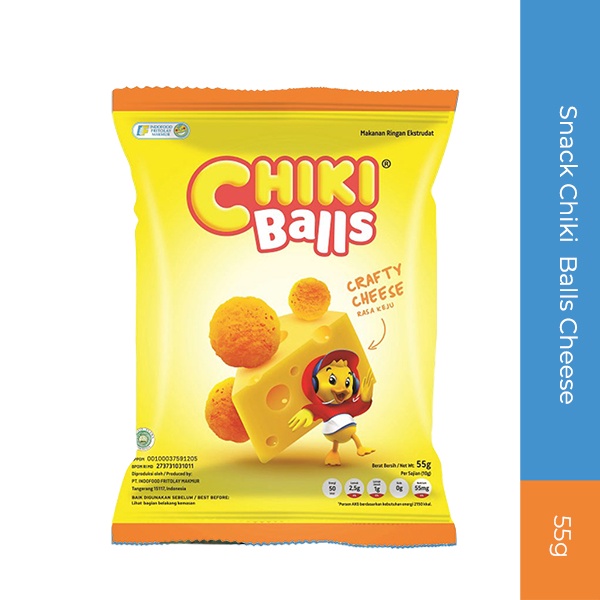 Jual Chiki Snack Balls Cheese 55g Indonesia|Shopee Indonesia