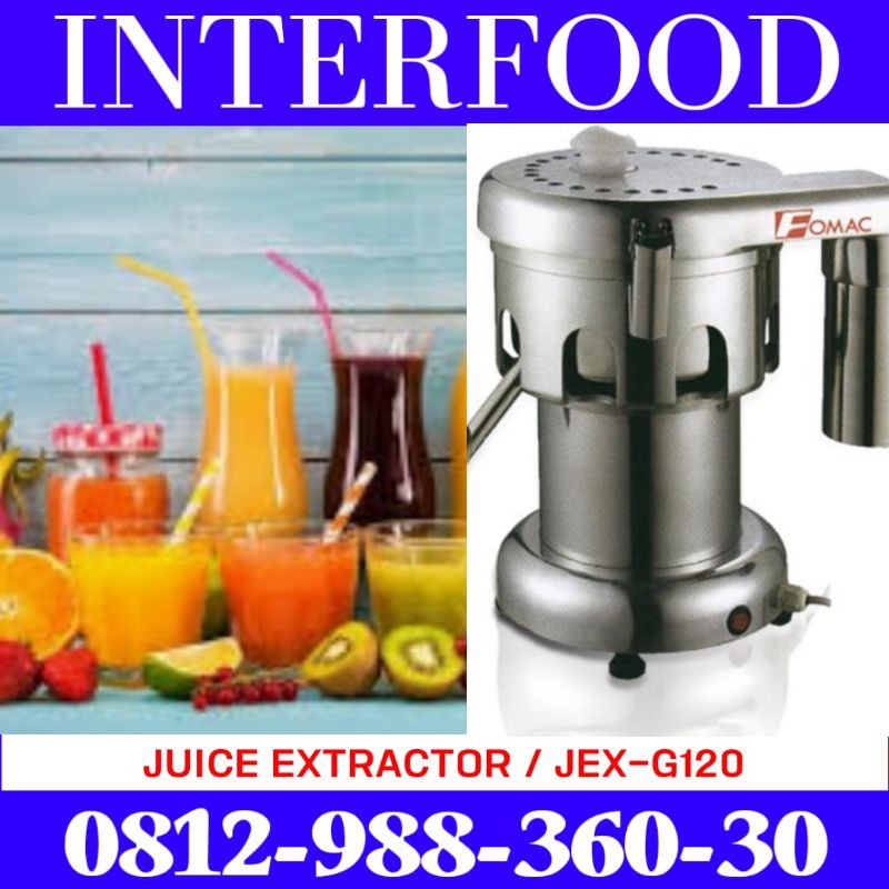 Jual Mesin Pembuat Jus / Juice Extractor FOMAC JEX-G120 | Shopee Indonesia