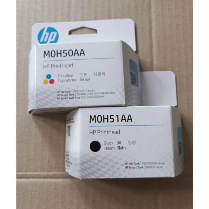Jual PAKET PROMO PRINTHEAD HP GT M0H51AA BLACK DAN M0H50AA COLOR ...