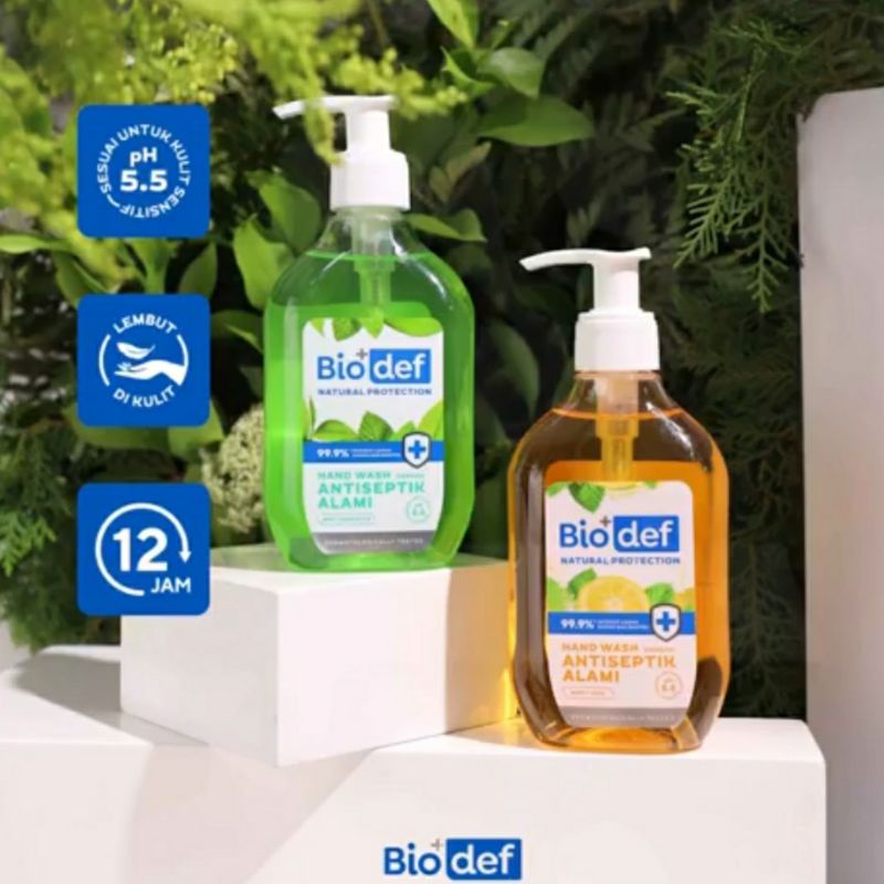 Jual SABUN CUCI TANGAN BIODEF HAND WASH PUMP 250ML | Shopee Indonesia