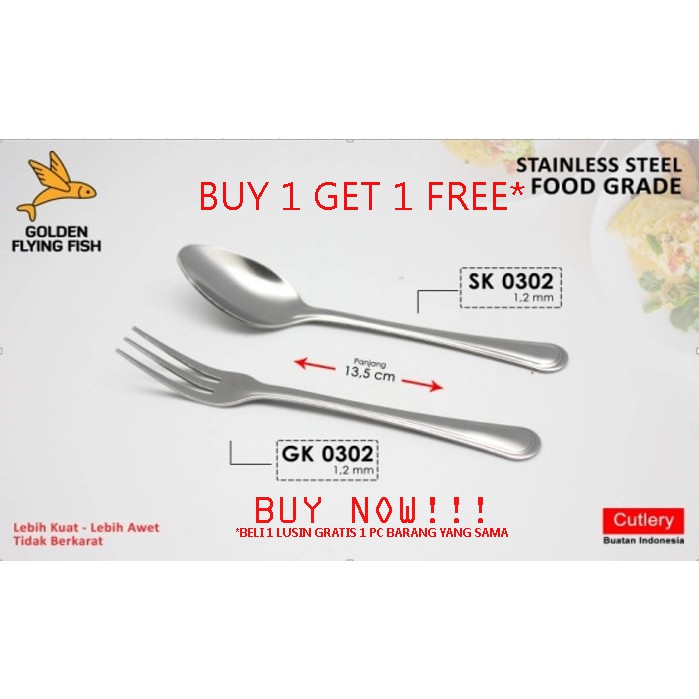 Jual Sendok Kecil Stainless SK0302 ( Anti Karat ) | Shopee Indonesia