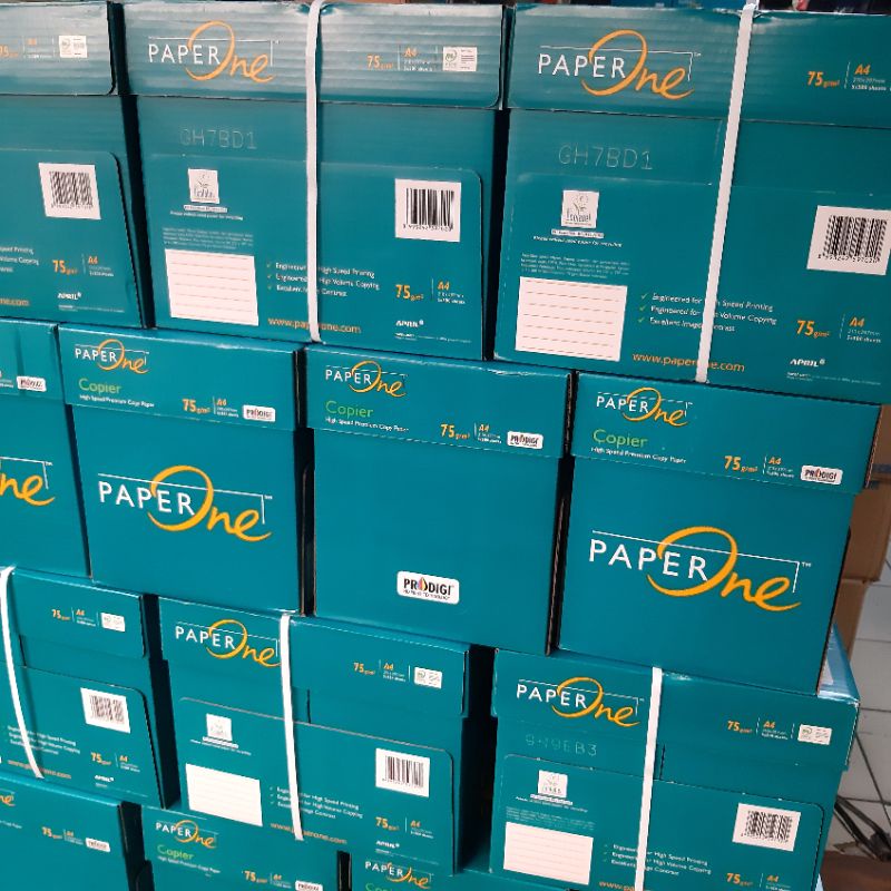 Jual Kertas A4 70 gr Paper one kertas HVS A4 | Shopee Indonesia