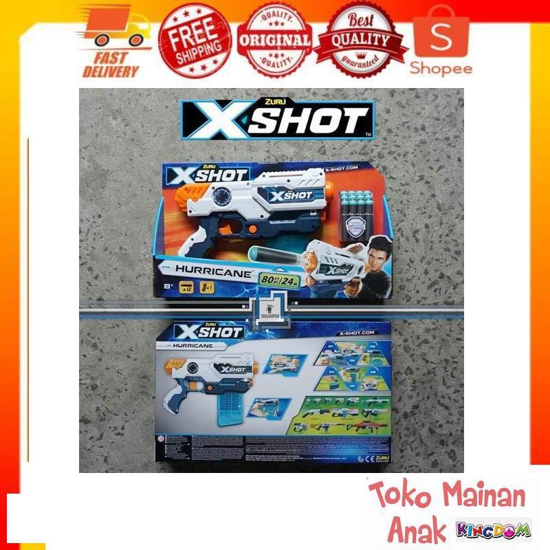 Jual Zuru XShot HURRICANE With Magazine Not Nerf Disruptor - Mainan ...