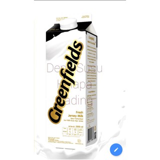 Jual Susu Greenfields Fresh Jersey Milk 1 Liter | Greenfield ...
