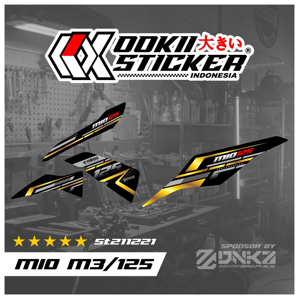 Jual Stiker Mio M3 Decal Striping Mio M3 / Mio Z / Mio 125 ST211221 ...
