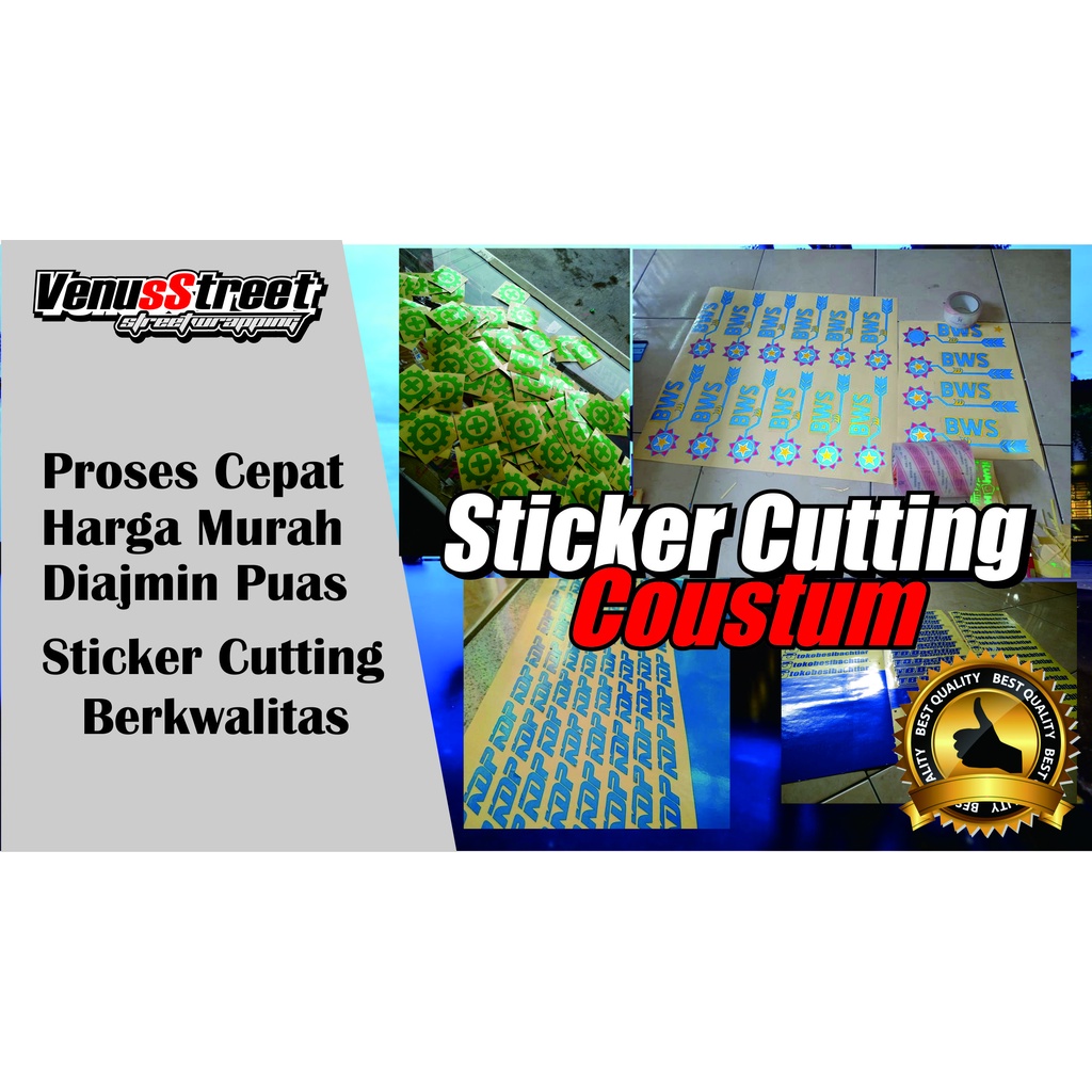 Jual sticker coustum nama sticker cutting | Shopee Indonesia