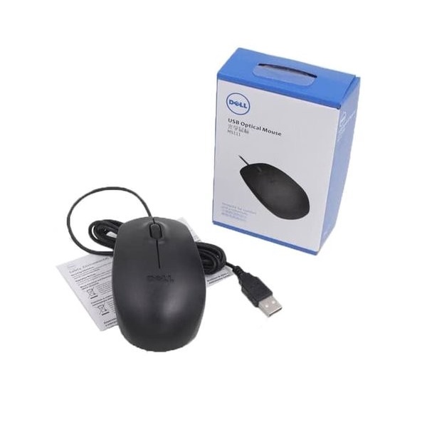 Jual Dell MS111 USB Optical Mouse Wired Kabel usb mouse DELL MS111 ...