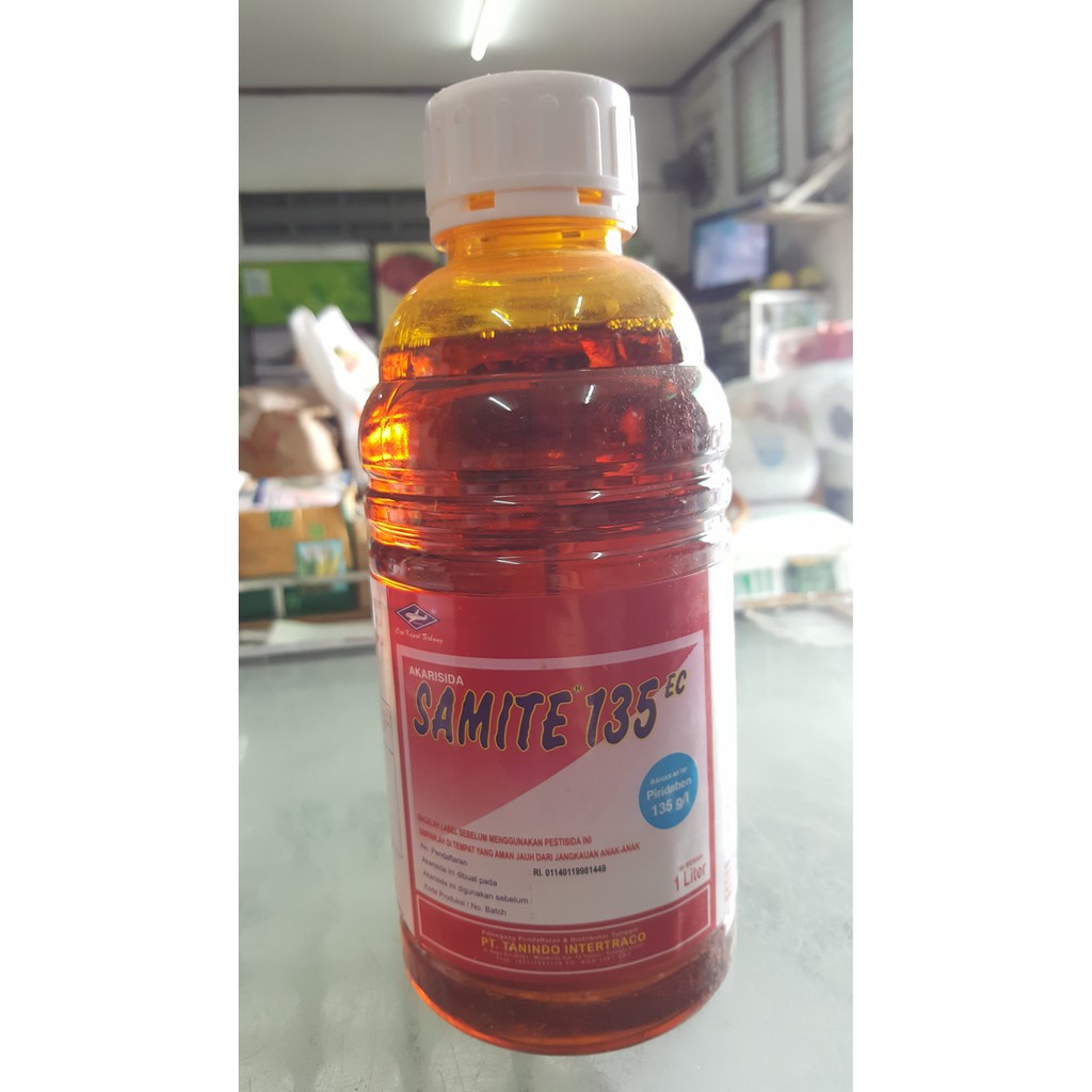 Jual Samite 135EC 1 liter Insektisida Obat Hama Tungau Tanaman | Shopee ...