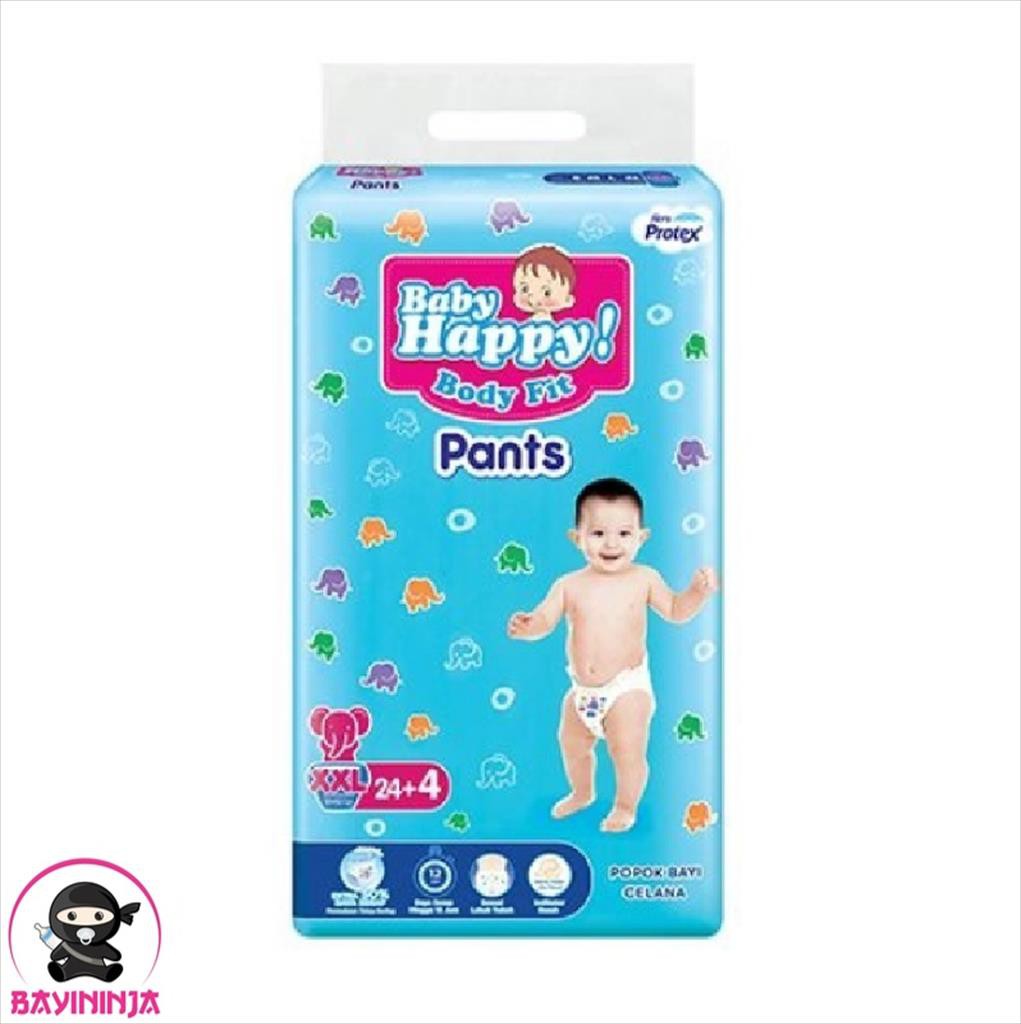 BABY HAPPY Body Fit Pants Popok Celana XXL24 XXL 24 | Shopee Indonesia