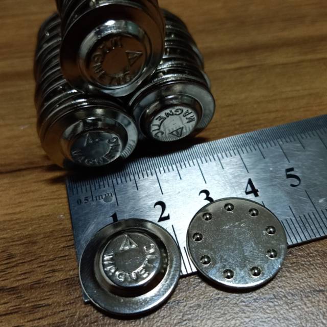 Magnet Bulat 20mm Magnet Pin Wing Lencana Magnet Nama Dada Name Tag ...