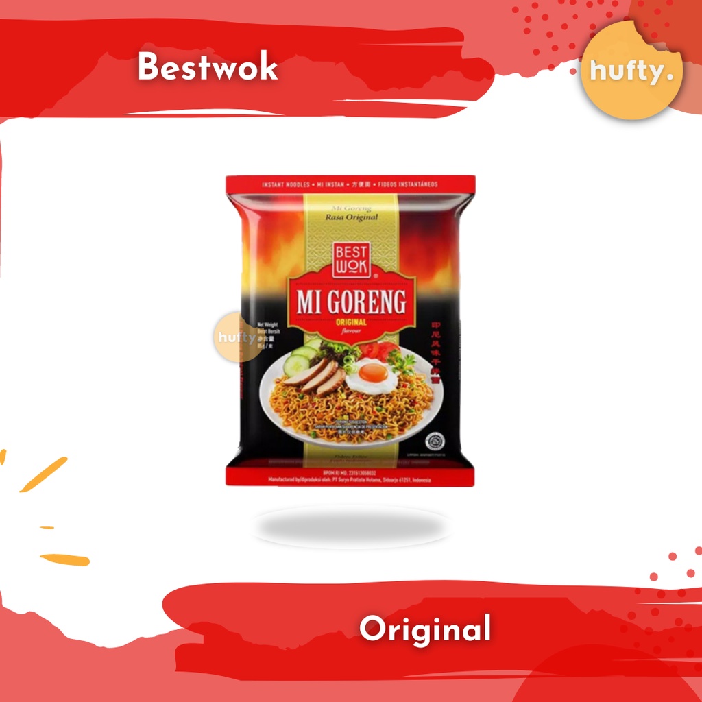 Jual Mie Goreng Best Wok Halal Hufty Snack | Shopee Indonesia