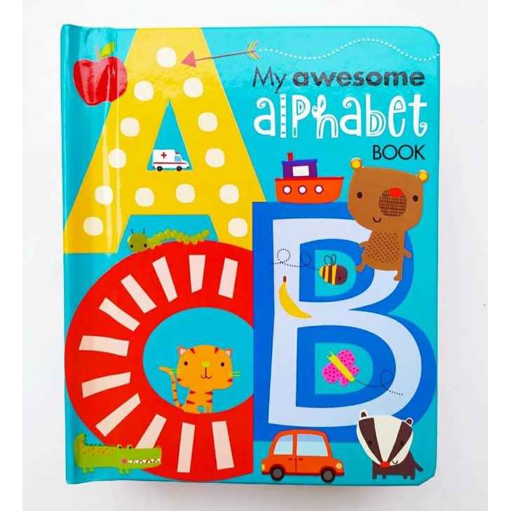 Jual My Awesome Alphabet Book ABC (Board Book with letter-shaped pages ...
