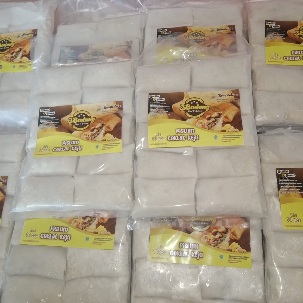 Jual Pisang Lumer 3 Bintang Coklat Keju / Piscok / Pislum / Halal ...