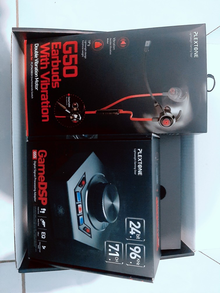 Plextone G50 Headset Gaming With Mic DSP Earphone Gamer Vibration ...