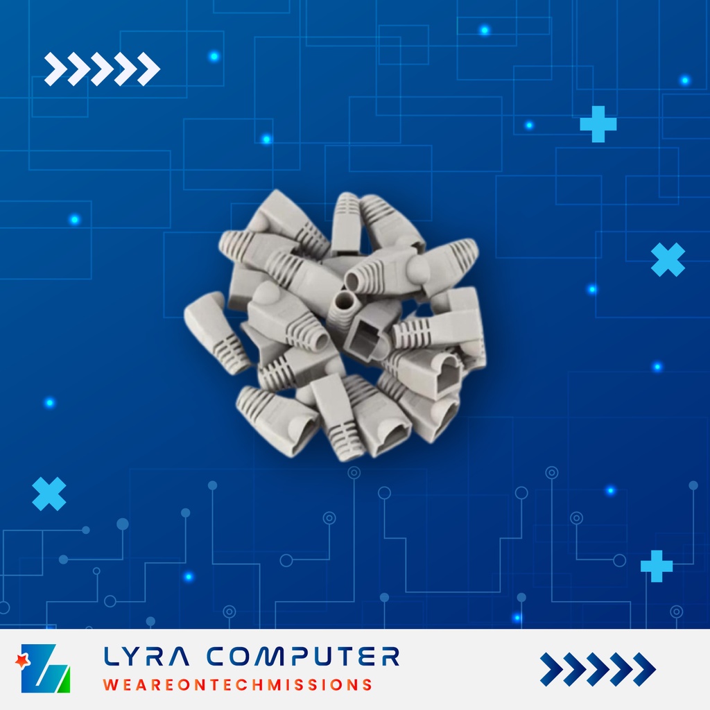 Jual PLUG BOOTH KARET PELINDUNG RJ45 KABEL LAN (50 PCS) | Shopee Indonesia