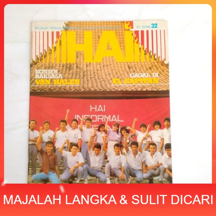 Jual Majalah HAI No.32 Agu 1988 HAI INFORMAL MEETING Langka | Shopee Indonesia