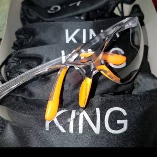 Jual Kaca mata Proyek kacamata safety Google king clear colour | Shopee ...
