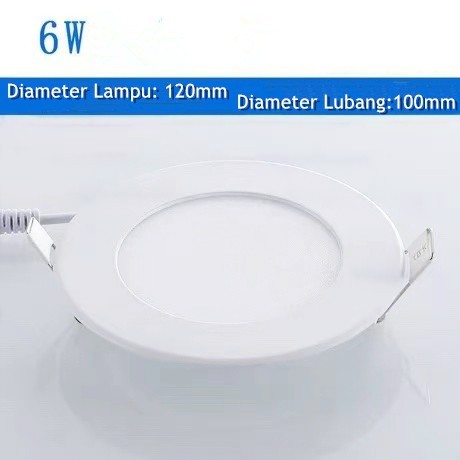 Jual LAMPU DOWNLIGHT LED Panel 6W/12W//18W/24W PUTIH Tipis KOTAK dan ...