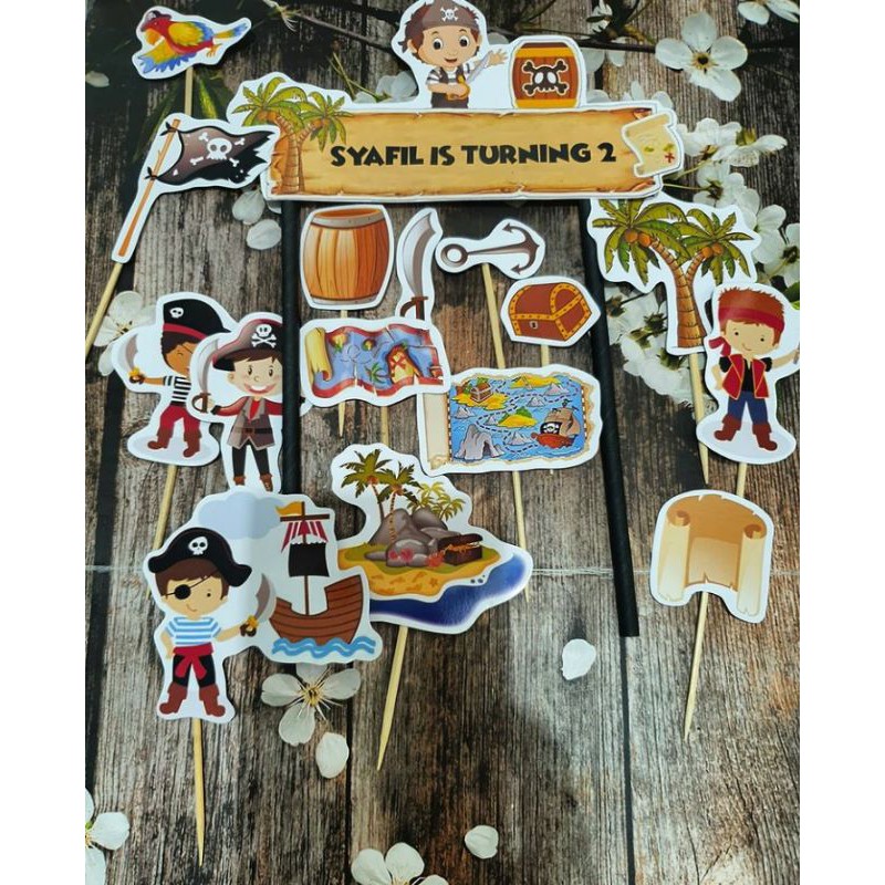 Jual topper bajak laut custom | Shopee Indonesia